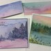 12 Handmade "just A Note" Cards - Etsy