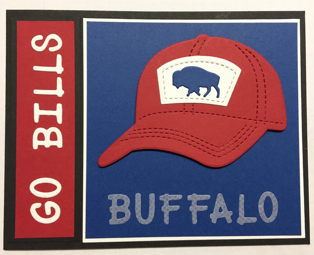 Handmade Blank Buffalo Bills Card - Etsy