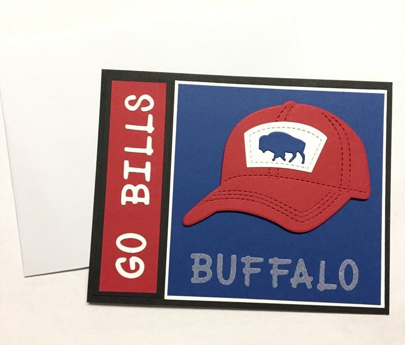 Handmade Blank Buffalo Bills Card - Etsy