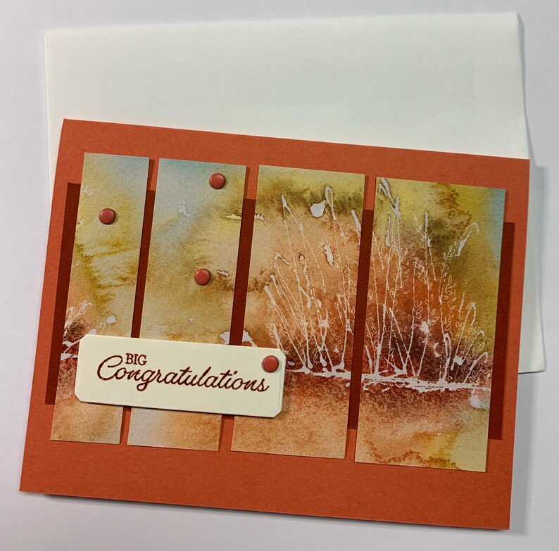 Handmade "big Congraluations" Congratulation Card - Etsy
