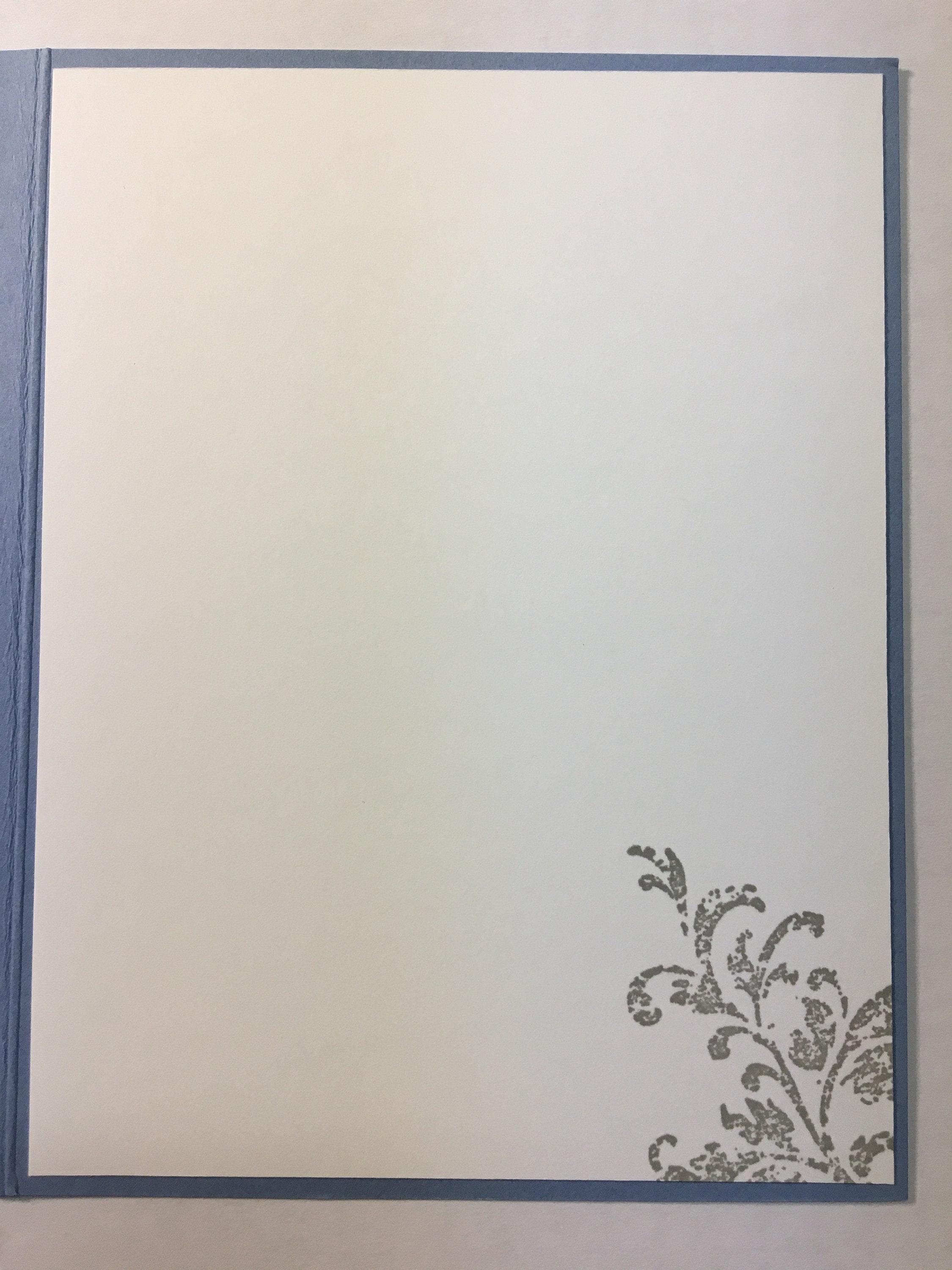 Handmade Happy Anniversary Blue/gray Card - Etsy