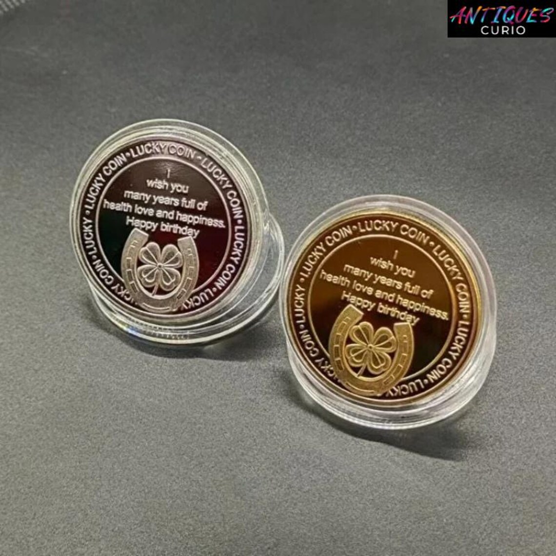 Happy Birthday Coin – Gold Plated Lucky Coin Gift for Him Her ...