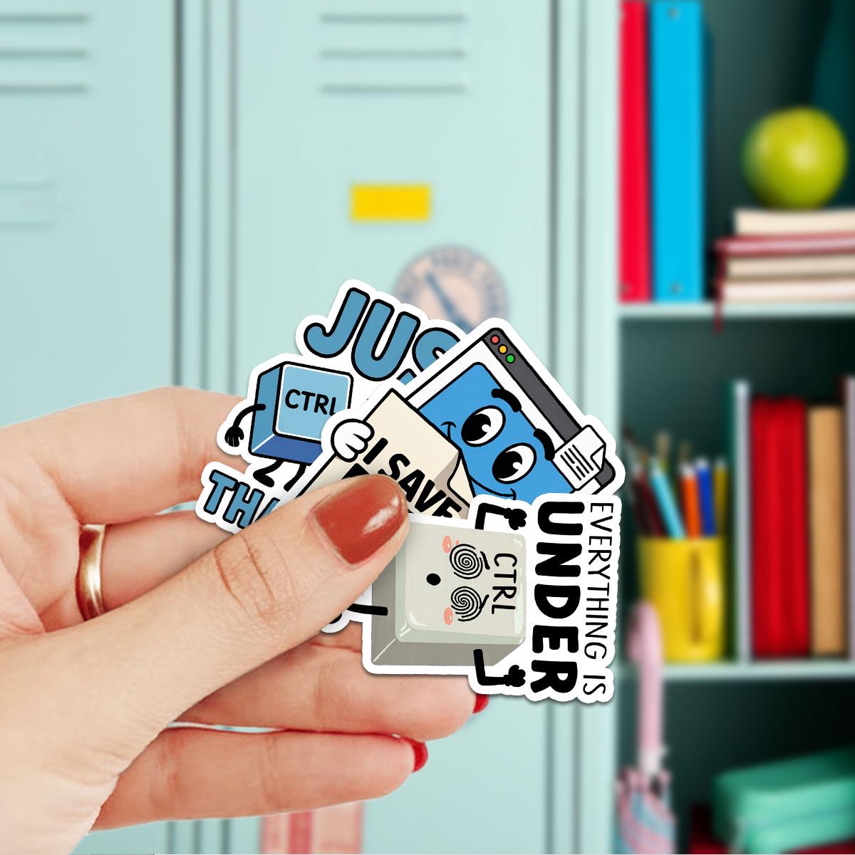 COMBO 10 PCS Funny Programmer Stickers | Coding Laptop Decal Pack of 10 ...
