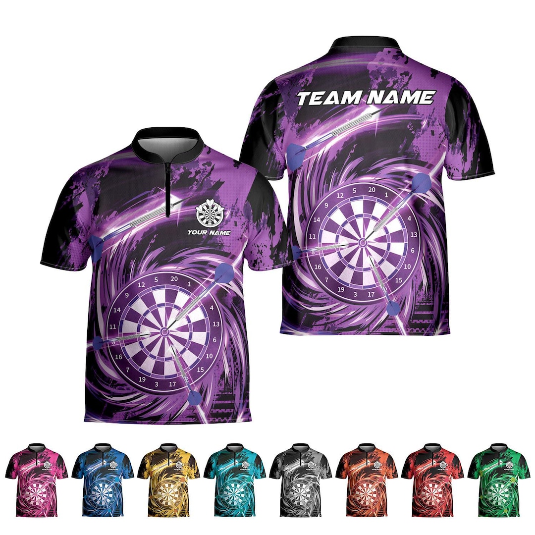 Custom Dart Jerseys Shirts for Men Women Funny Teams Darts 3D Jersey ...