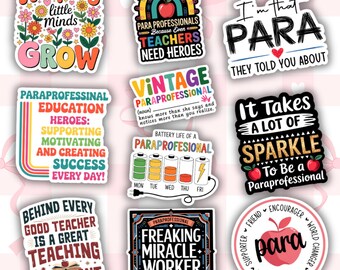 Para Squad Circle Sticker | Paraprofessional Sticker | Special ...