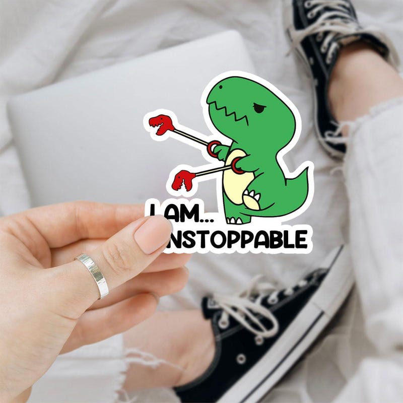 T Rex Sticker - Etsy