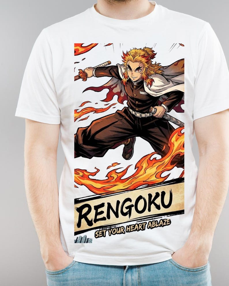 Kyojuro Rengoku Svg-png-pdf Demon Slayer Tanjiro, Kyojuro Kimetsu No ...
