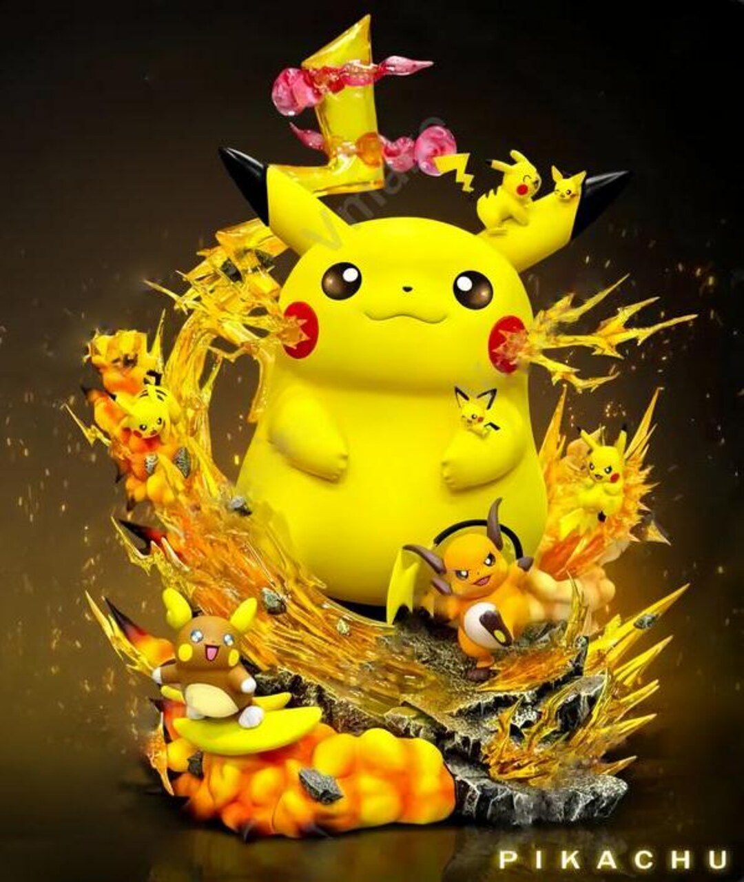 Pikachu STL File for 3D Printing High-quality 3D Model Digital File ...