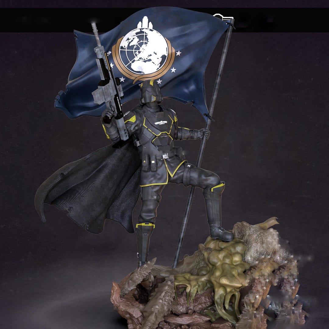 Helldivers STL 3D Model | High-detail Digital File for 3D Printing - Etsy