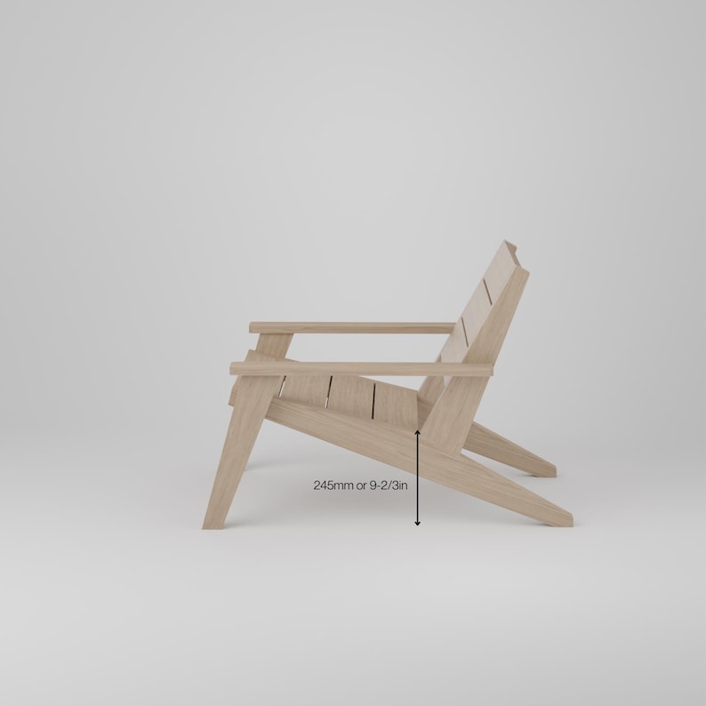 DIY Lounge Chair, Build Plans, Digitala Download - Etsy