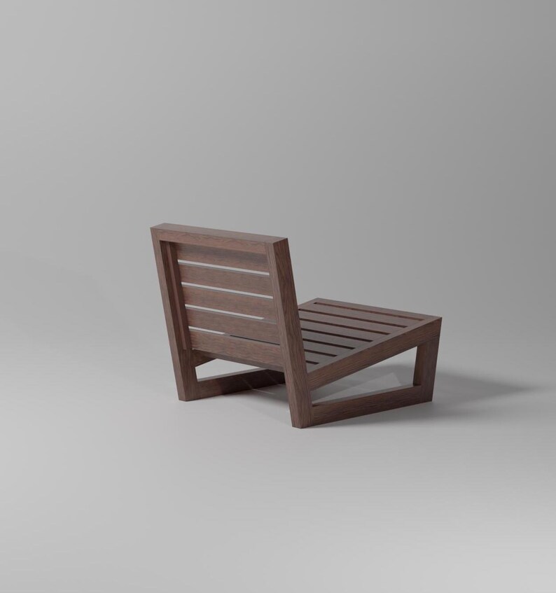 DIY Slanted Lounge Chair, Build Plans, Digitala Download - Etsy