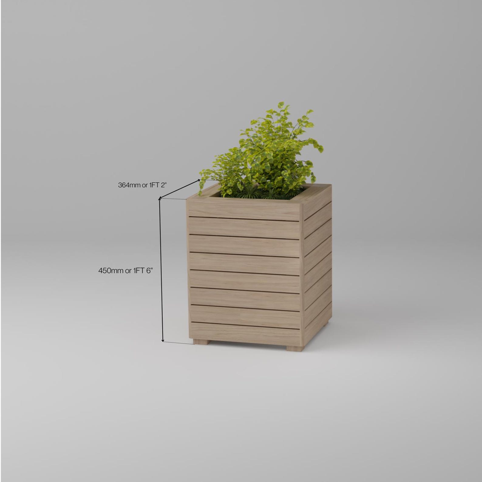 DIY Modern Planter Boxes With Slats, Build Plans, Digitala Download - Etsy