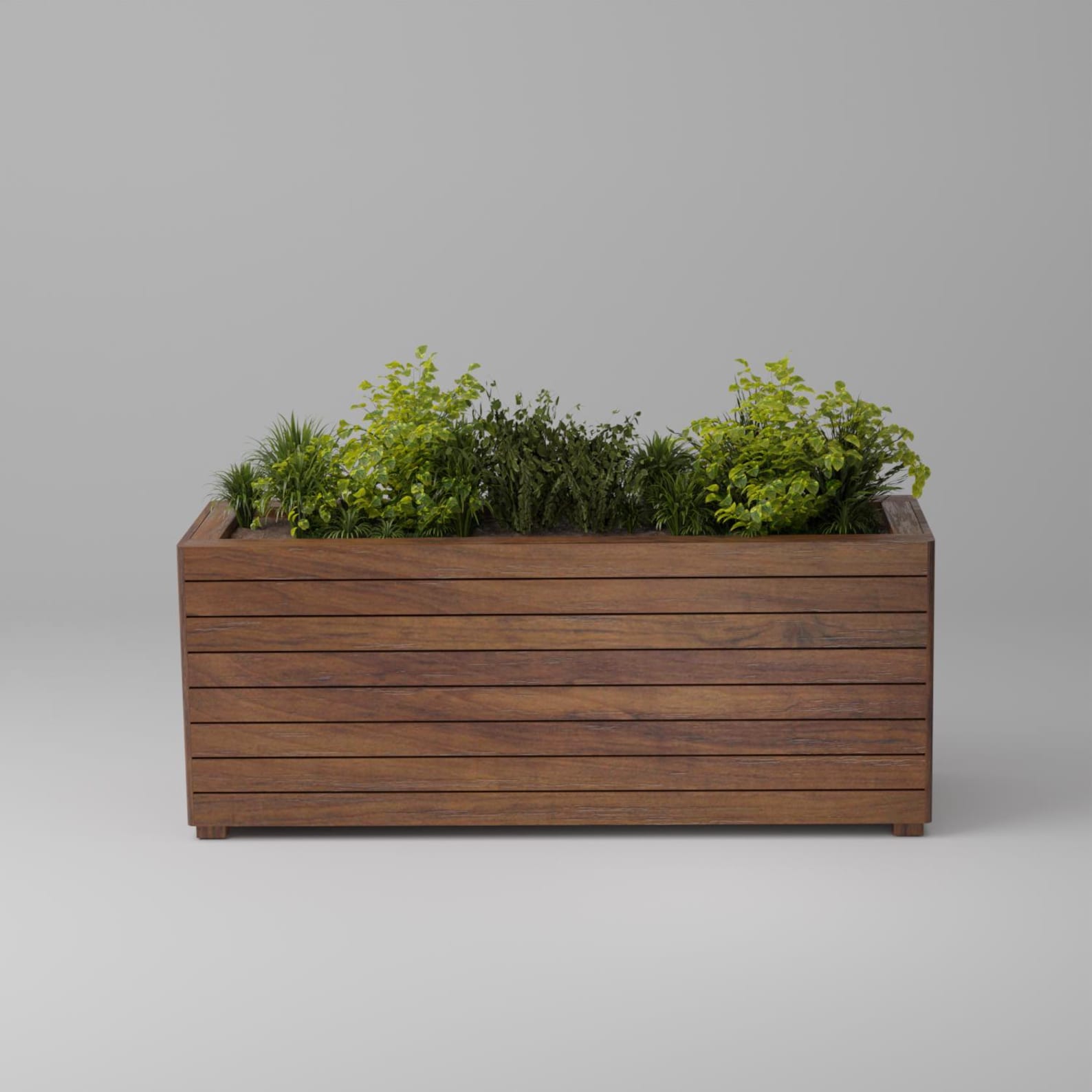 DIY Modern Planter Boxes With Slats, Build Plans, Digitala Download - Etsy