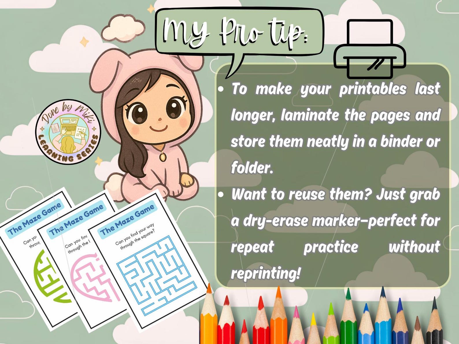 100 Printable Maze Worksheets for Kids – Letters, Numbers Shapes | Fun ...