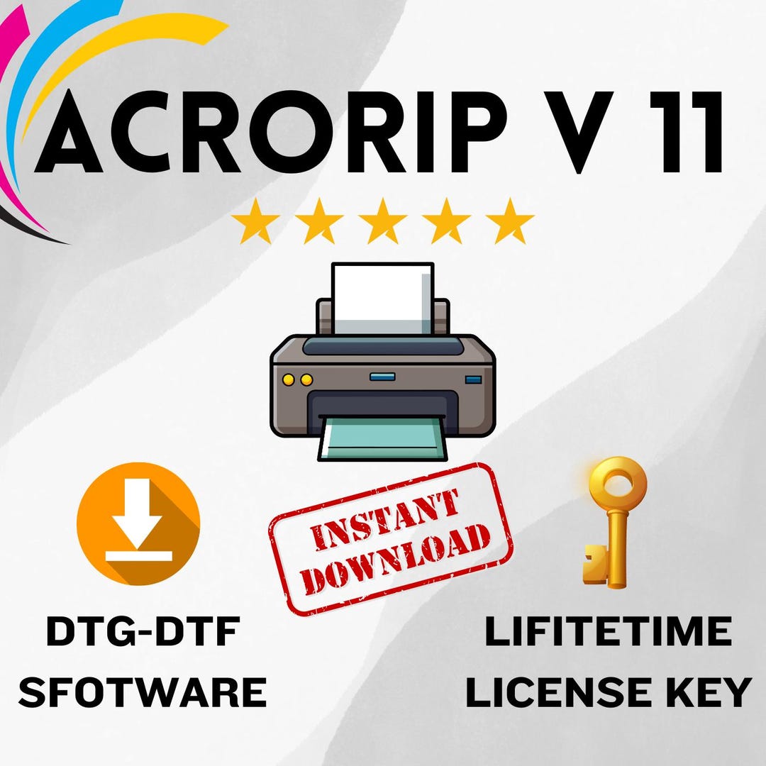Acro Rip V11 DTG- DTF International Version License Key - Etsy