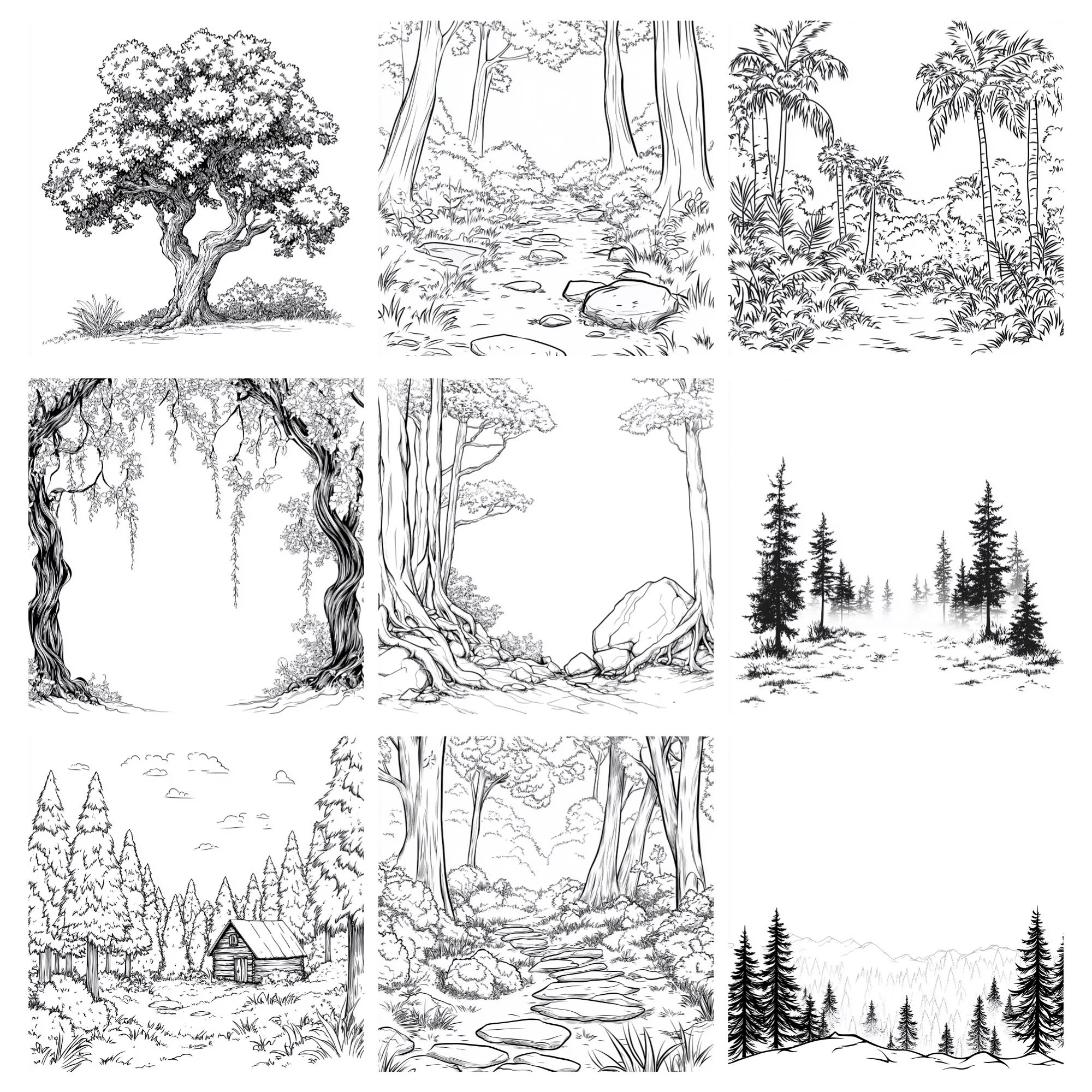 Procreate Forest Brushes 100+ Jungle Procreate Stamps Procreate Nature ...