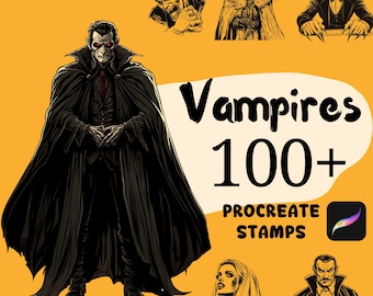 Procreate Zombies Brushes | 100+ Halloween Procreate Stamps | Spooky ...