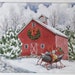 Holiday Barn Note Cards, Christmas Cards, Holiday Gift, Red Barn ...