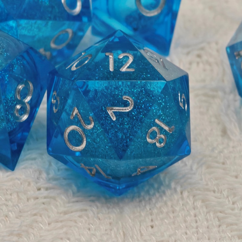 Crystal Rpg Dice - Etsy