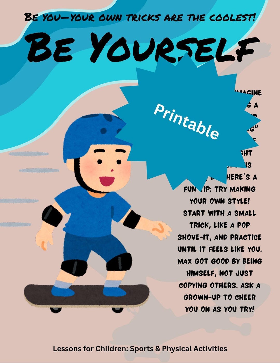 10 Lessons for Children: Sports& Activities Printable and Educational ...