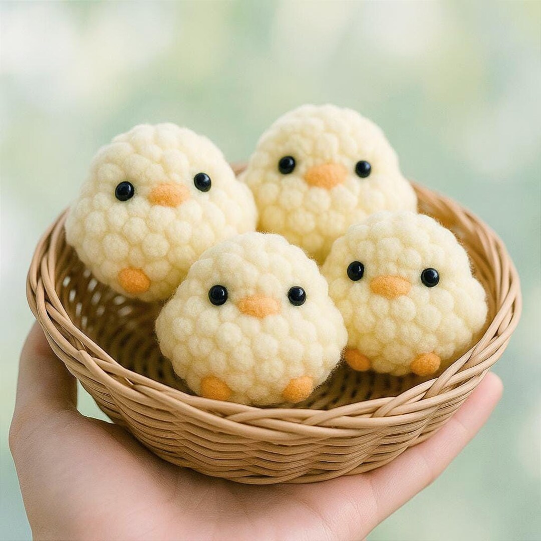 No-sew Baby Chick Crochet Pattern PDF in English, Crochet Your Own Baby ...
