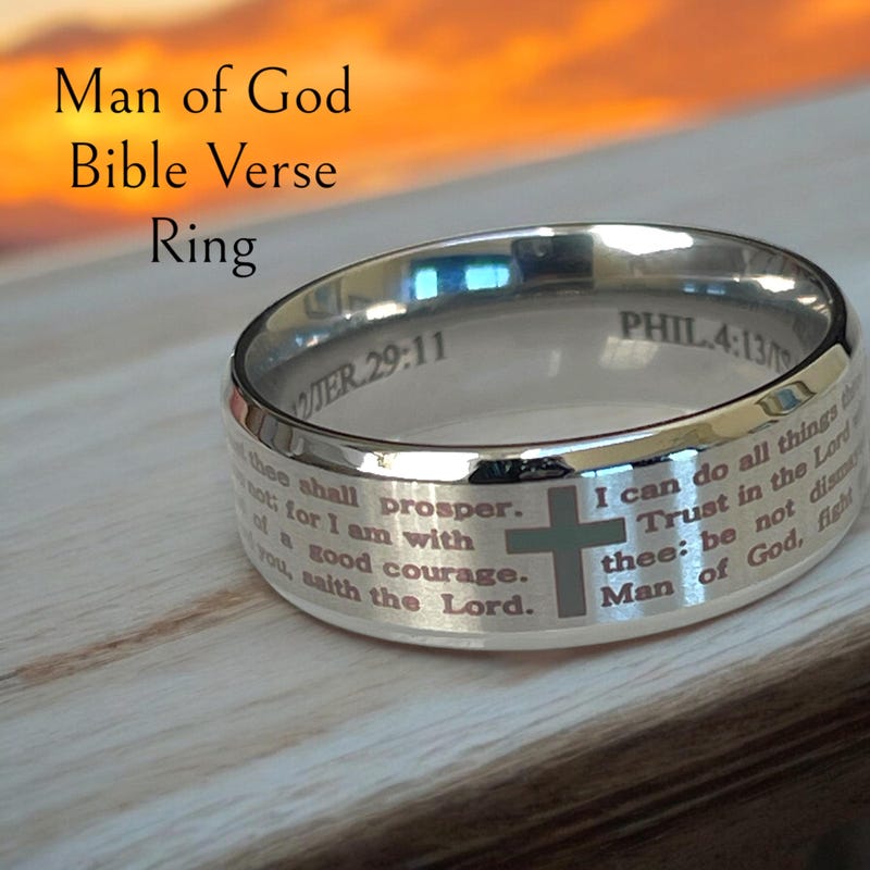 Bible Verse Ring - Etsy