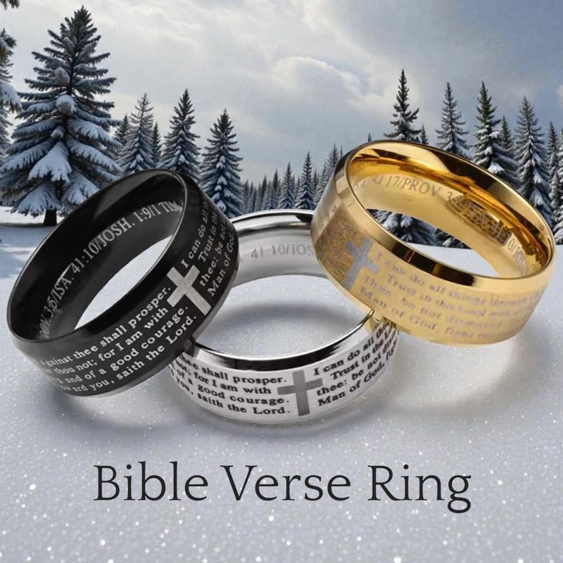 Bible Verse Ring - Etsy