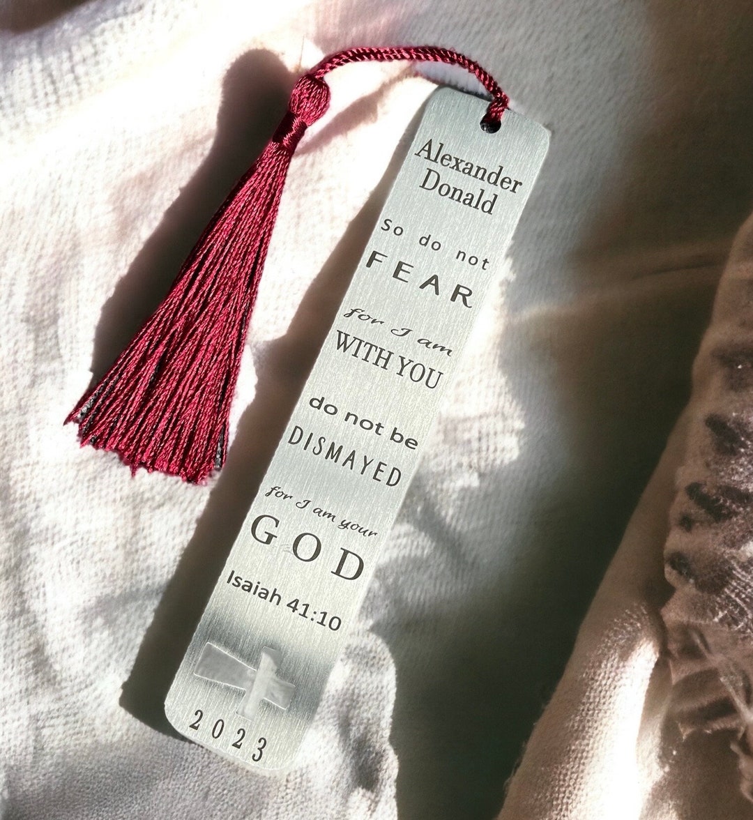 RCIA OCIA Gift Bookmark Personalized Bookmark Bible Bookmark Sponsor ...