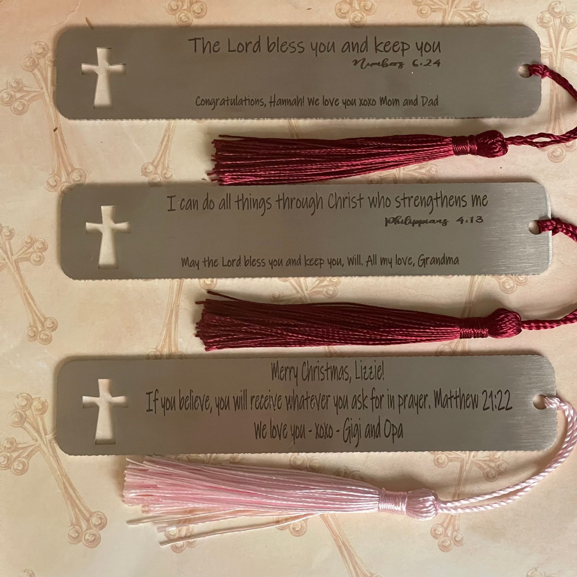 RCIA Gift Bookmark Personalized Bookmark Bible Bookmark Sponsor - Etsy