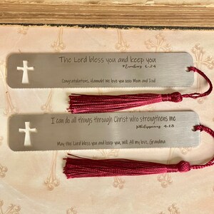 RCIA Gift Bookmark Personalized Bookmark Bible Bookmark Sponsor - Etsy