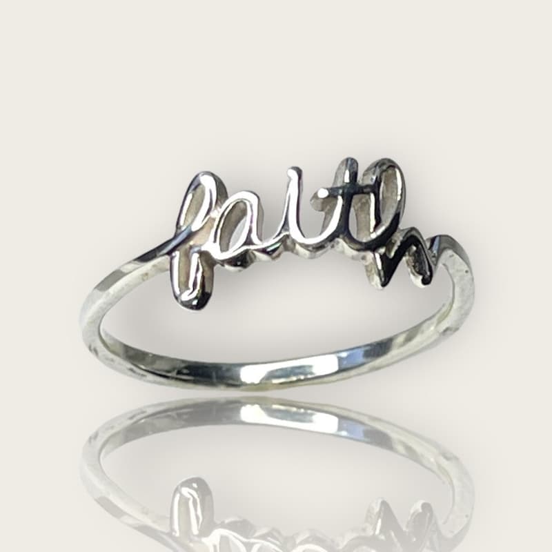 Faith Ring - Etsy