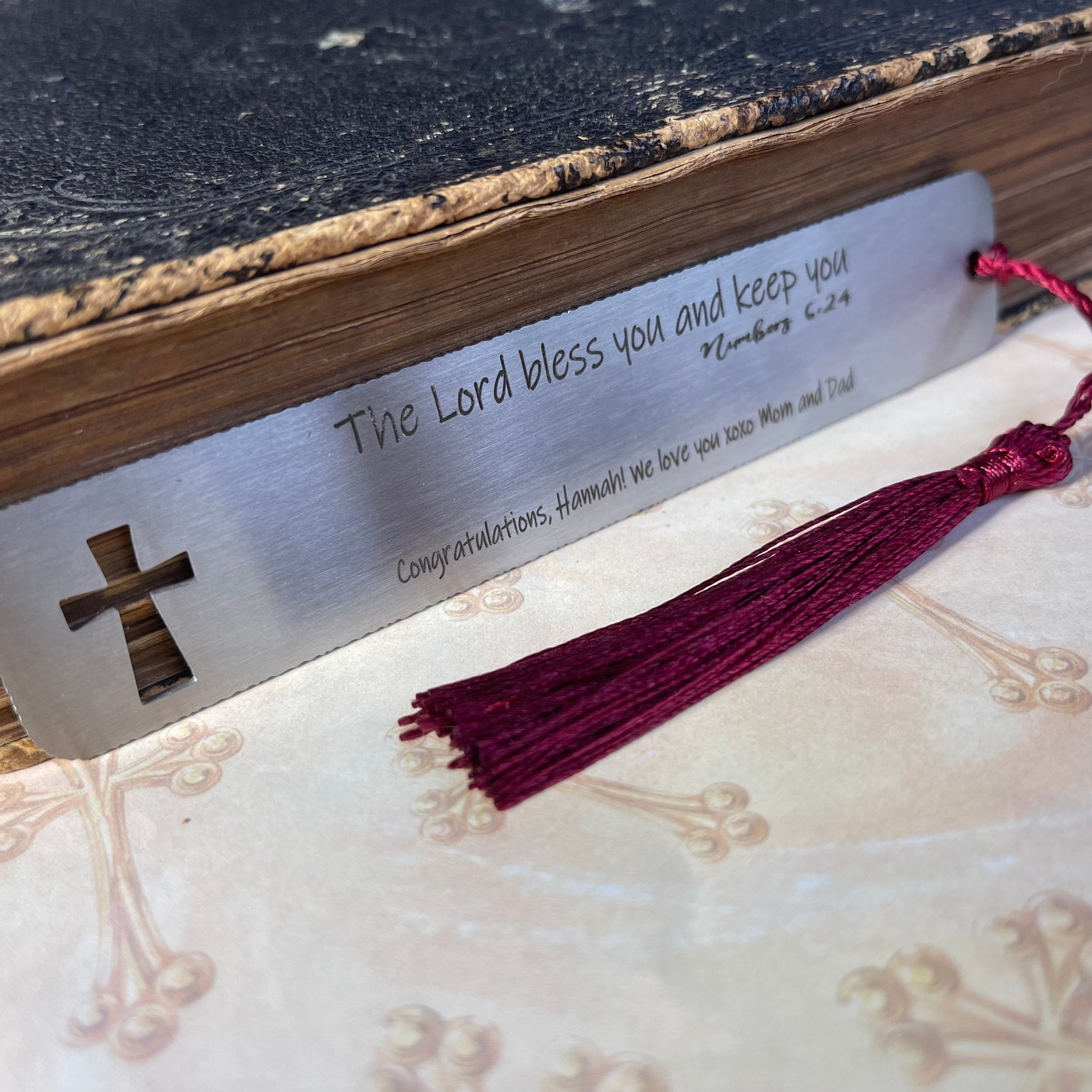 RCIA Gift Bookmark Personalized Bookmark Bible Bookmark Sponsor - Etsy