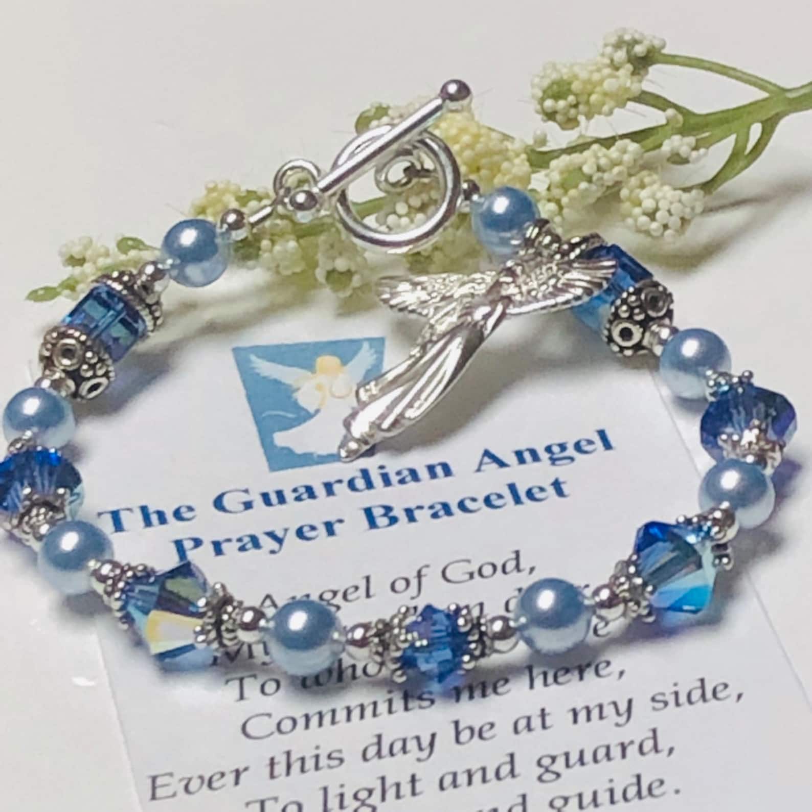 Guardian Angel Bracelet Inspirational Jewelry | Etsy