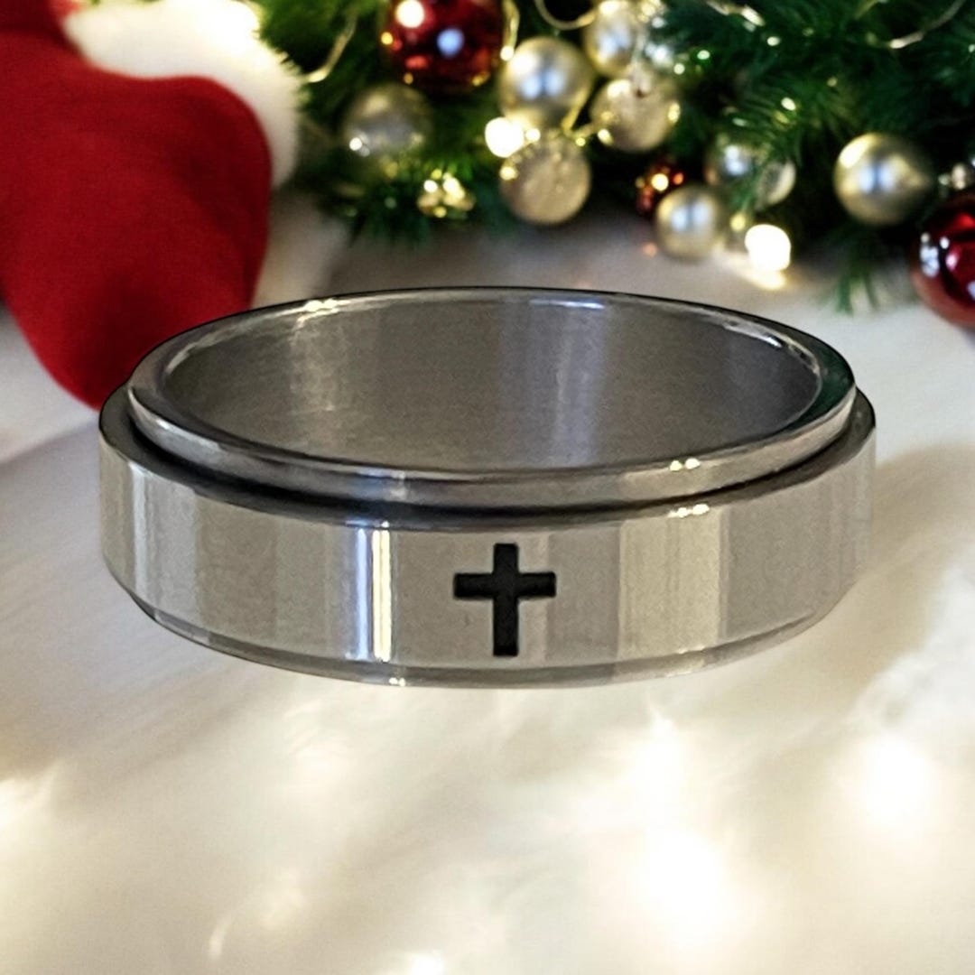 Religious Christmas Gift Confirmation Gifts for Boys Cross Ring ...