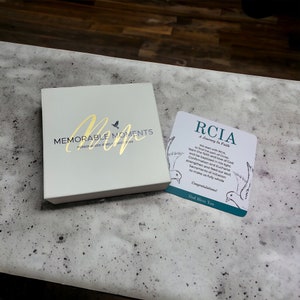 RCIA Sponsor Gift Engraved Leather Bracelet ADJUSTABLE Monogram ...