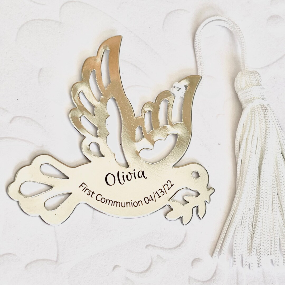 First Communion Bookmark Personalized Bookmark Bible Bookmark First ...