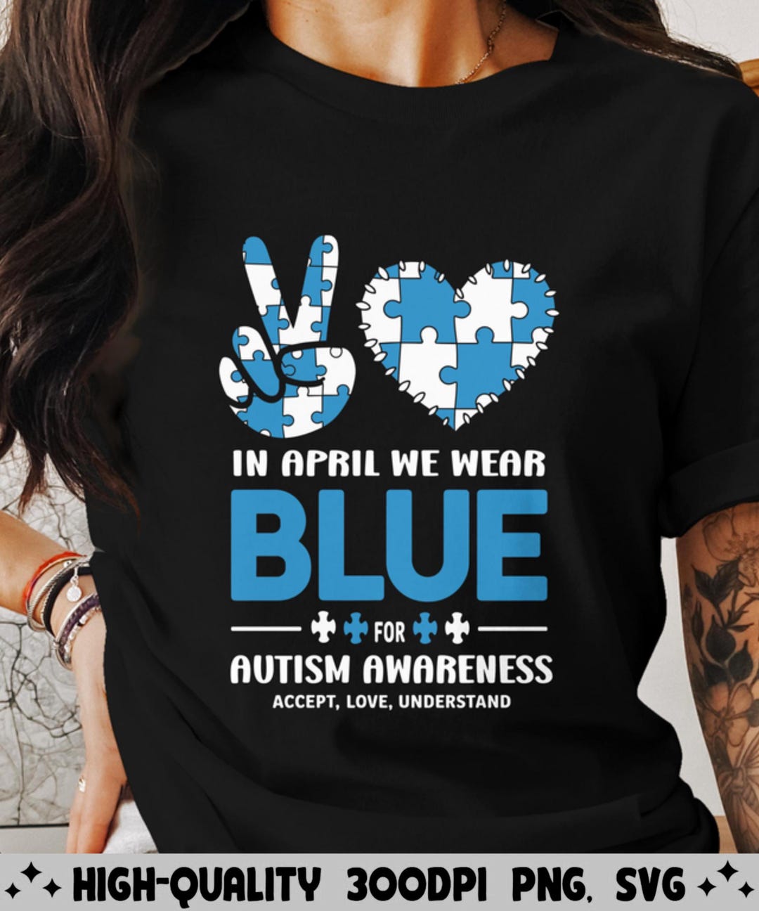 In April We Wear Blue Png AND Svg, in April Png, We Wear Blue Png ...