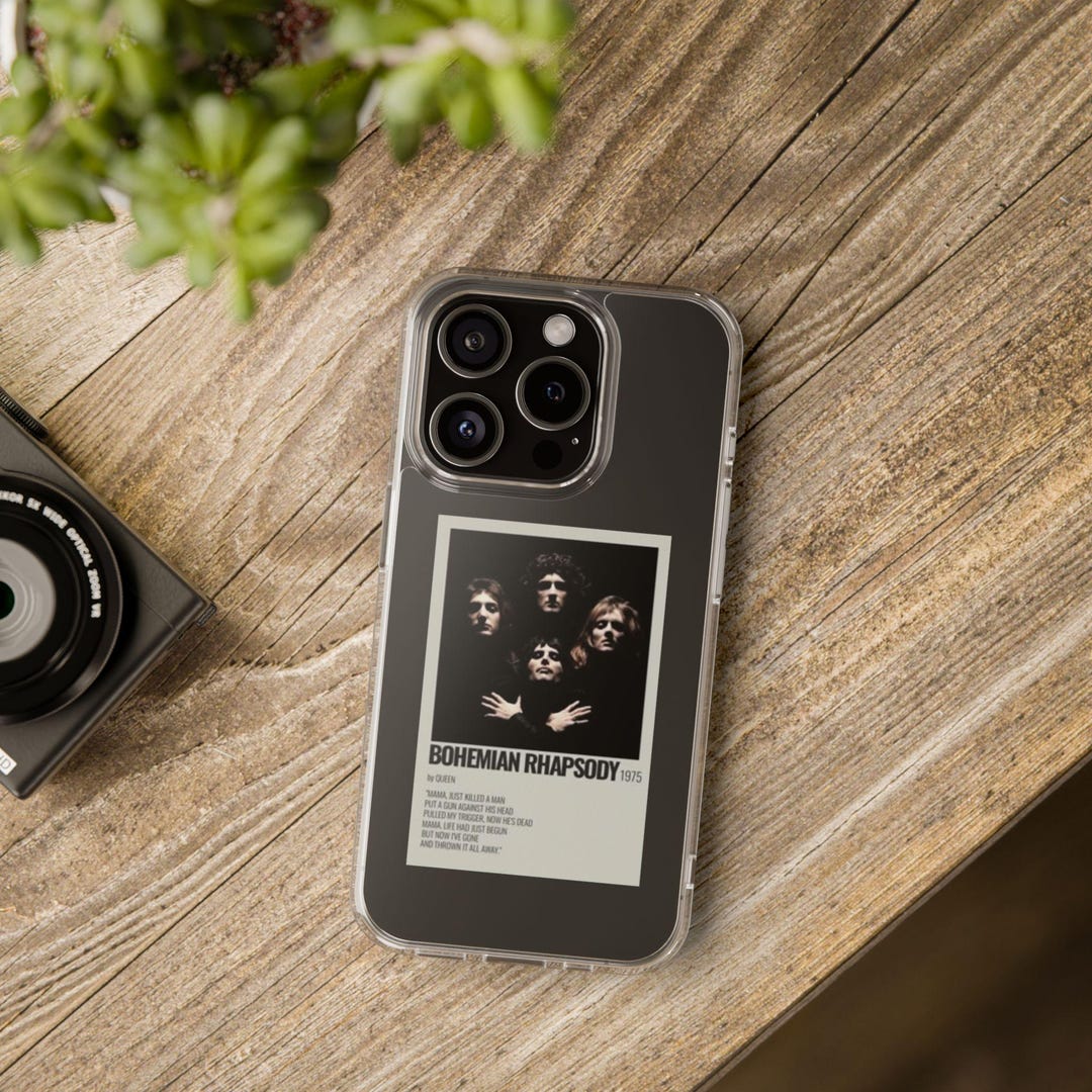 Queen Band Phone Case - Iconic Rock Design | Fits iPhone 16 Pro Max, 15 ...