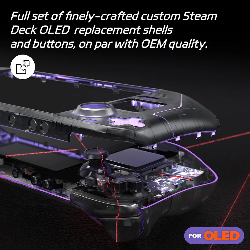 Valve Steam Deck Custom Full Set Shell Swap With Buttons for Steam Deck ...
