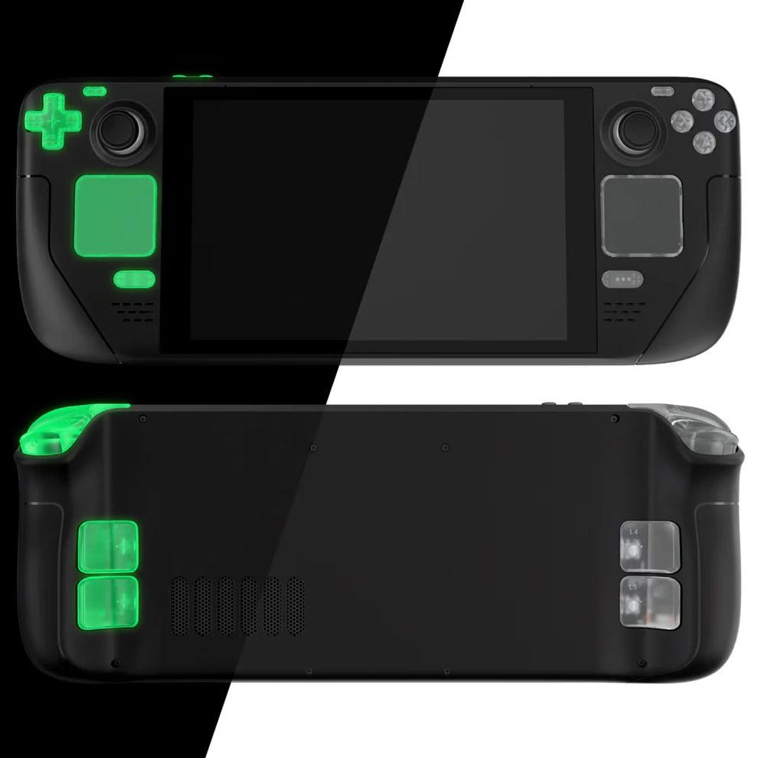 Valve Steam Deck Custom Buttons Upgrade LCD Model - Glow in the Dark ...
