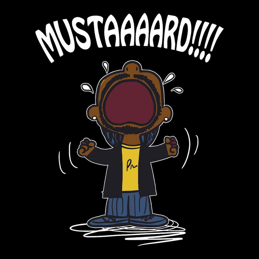 Funny Mustard Crying Meme PNG -viral Internet Cartoon Digital Download ...