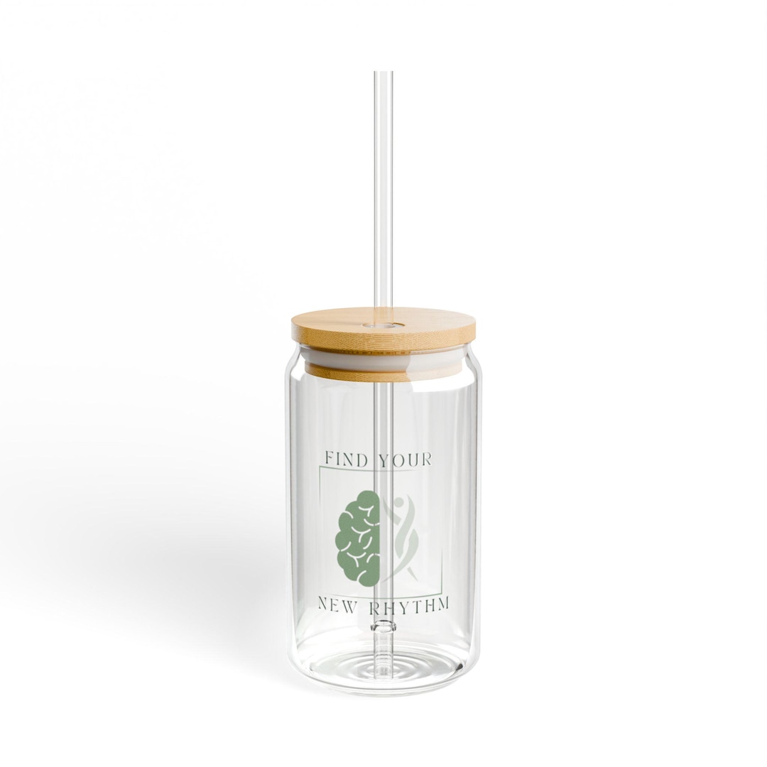 Find Your New Rhythm Glass Tumbler | New Rhythms Therapy Cup | Mental ...