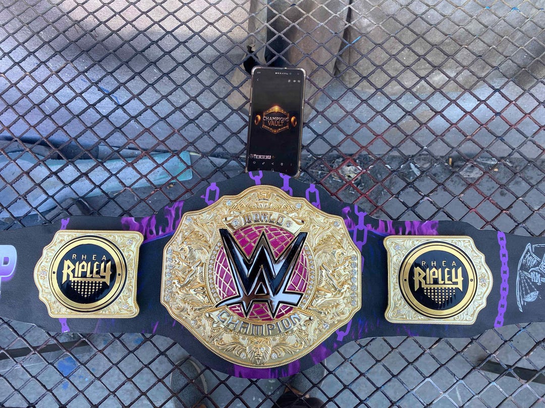 Rhea Ripley Limited Edition Women World Wrestling Champion Title Belt ...