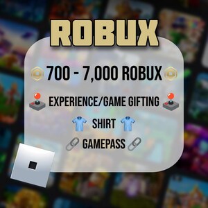 Roblox Robux || 700 - 7,000 || Fast Delivery || Message for Custom ...