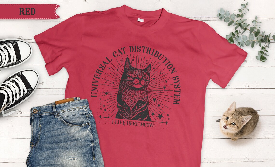 Cat Distribution System | Cat Lovers Comfort Colors T-shirt - Etsy