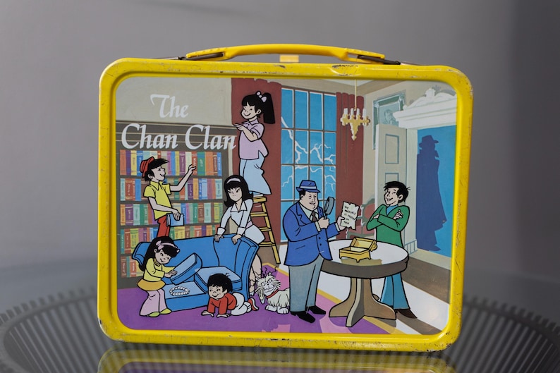 1973 Thermos Brand Chan Clan Metal Lunchbox - Etsy
