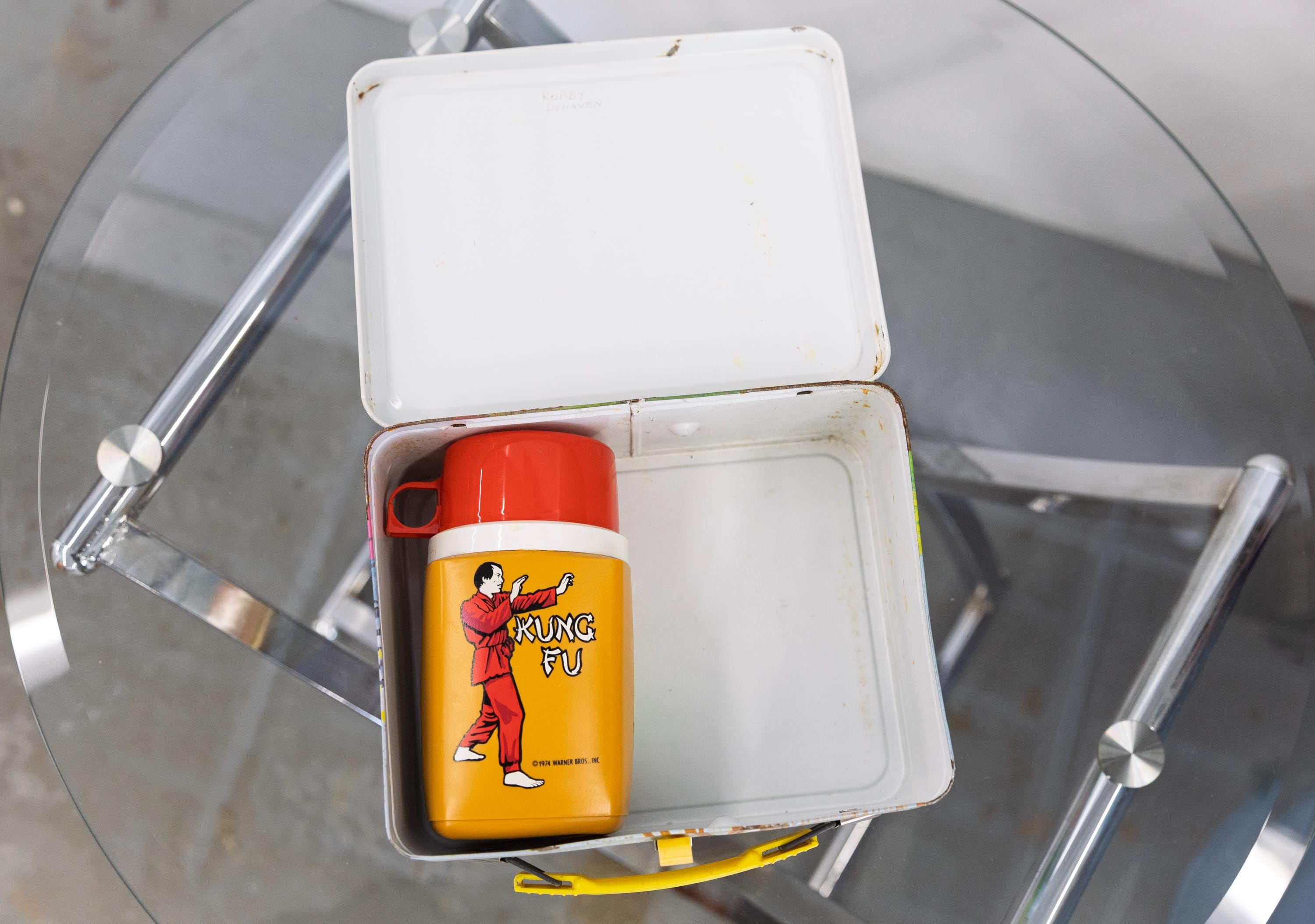 1974 Thermos Brand Kung Fu Lunchbox W Thermos - Etsy