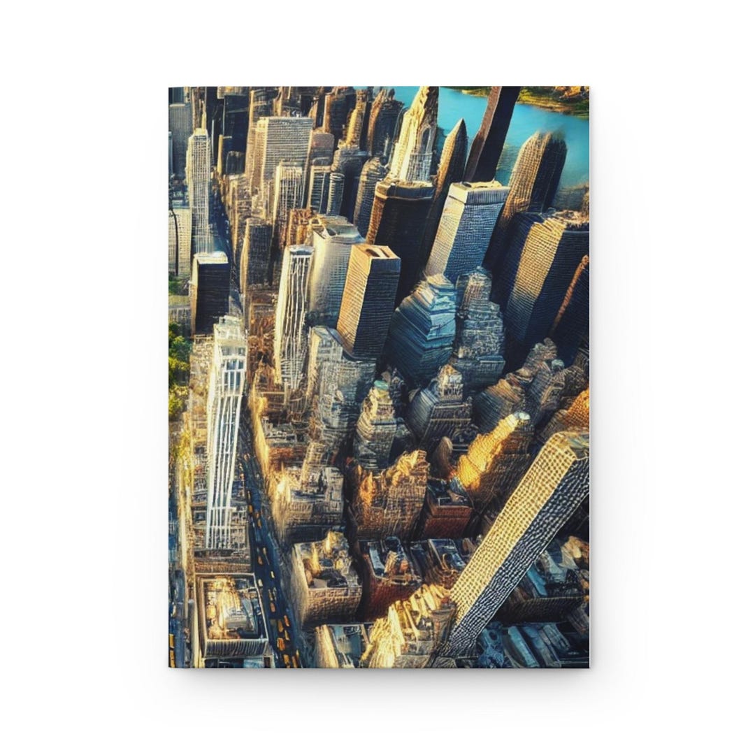 Urban Skyline Hardcover Journal, Cityscape Notebook, Travel Journal ...