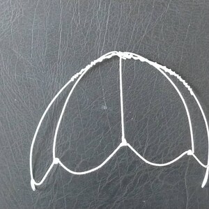 Wire Skull Cap Hat Frame Skeleton Foundations Millinery Hat Headpiece ...