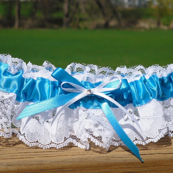 Turquoise Garter - Etsy UK